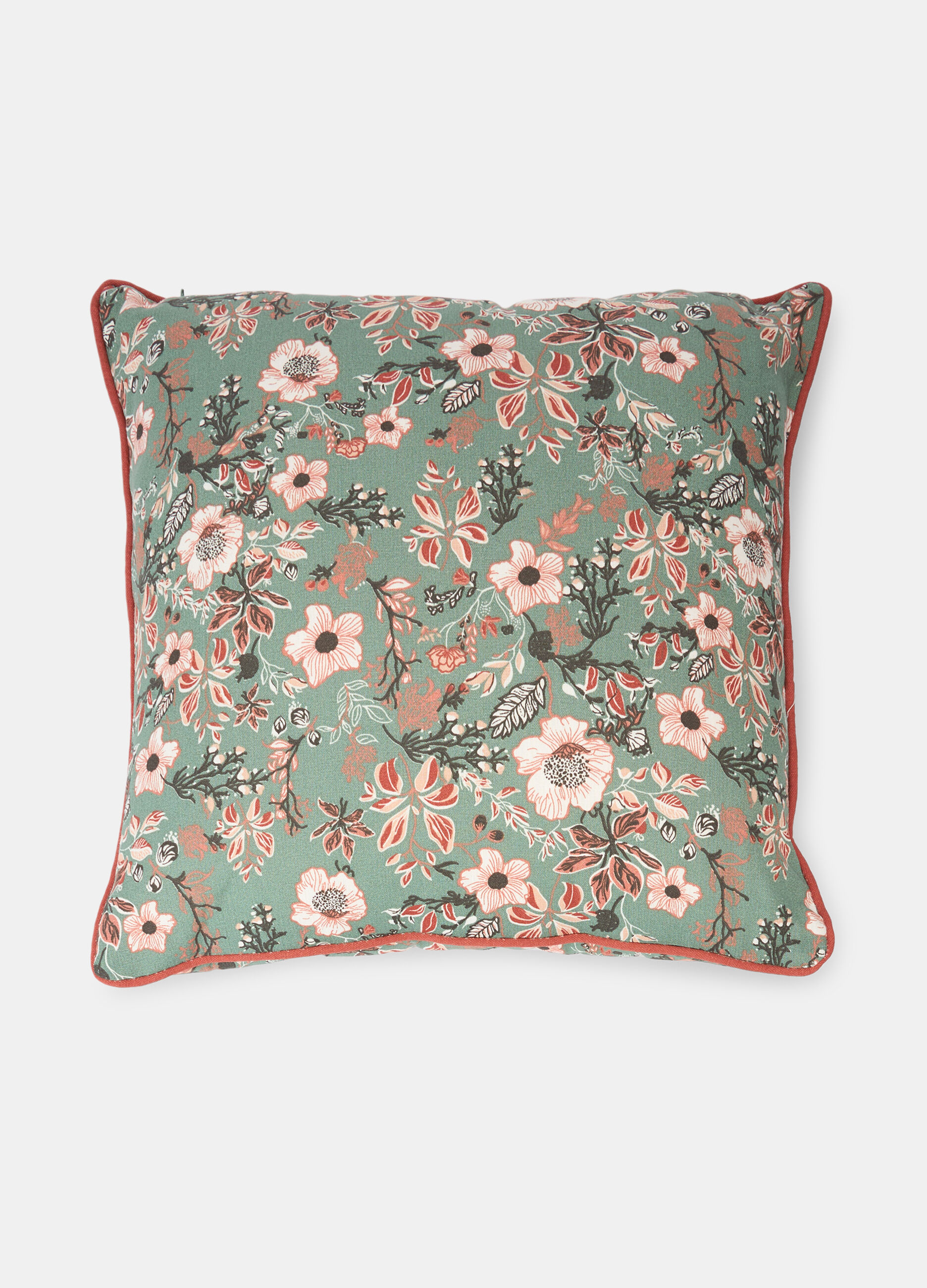 Cuscino quadrato con motivo a fiori | CROFF