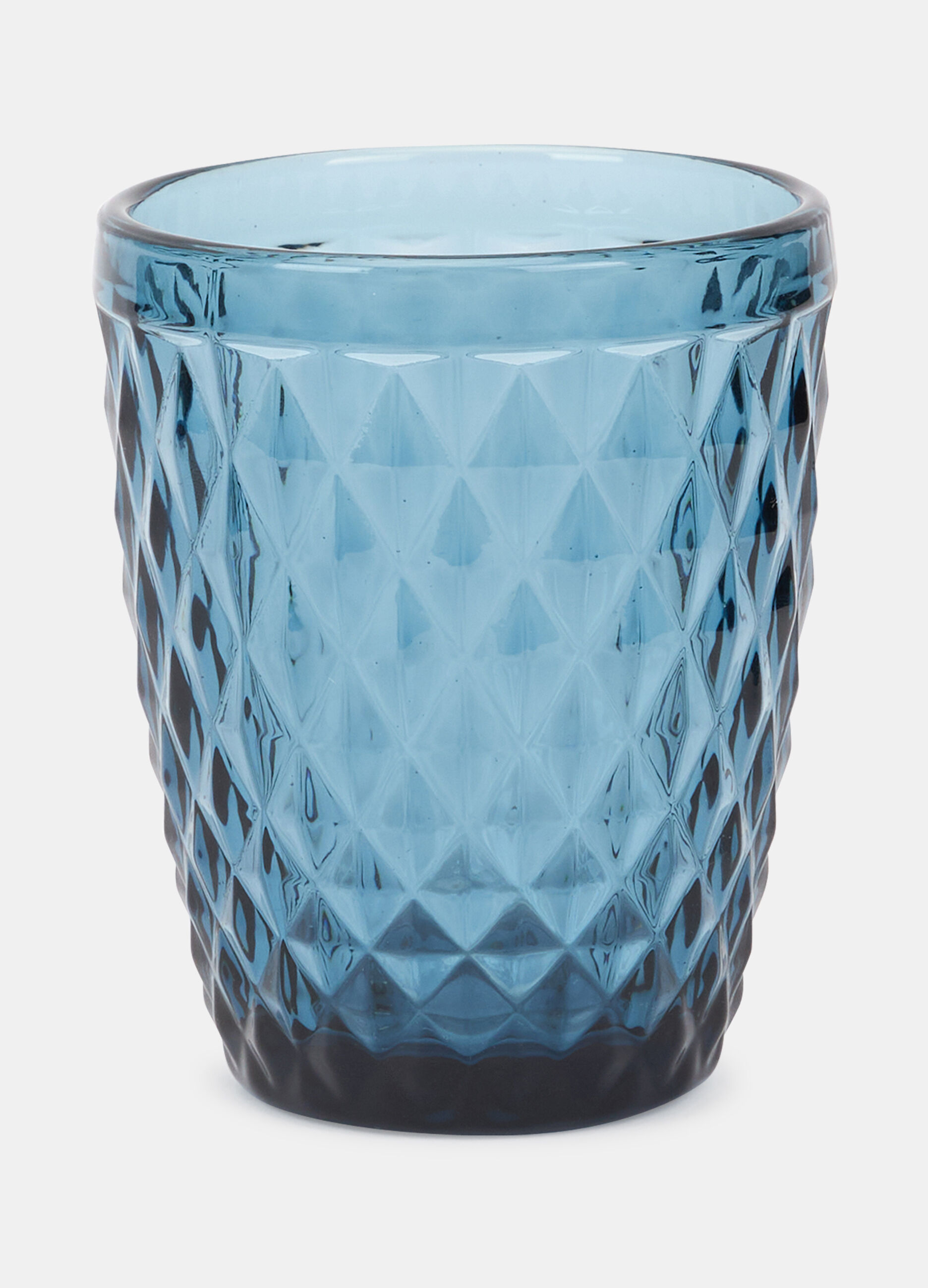 Bicchiere rombi in vetro colorato | CROFF